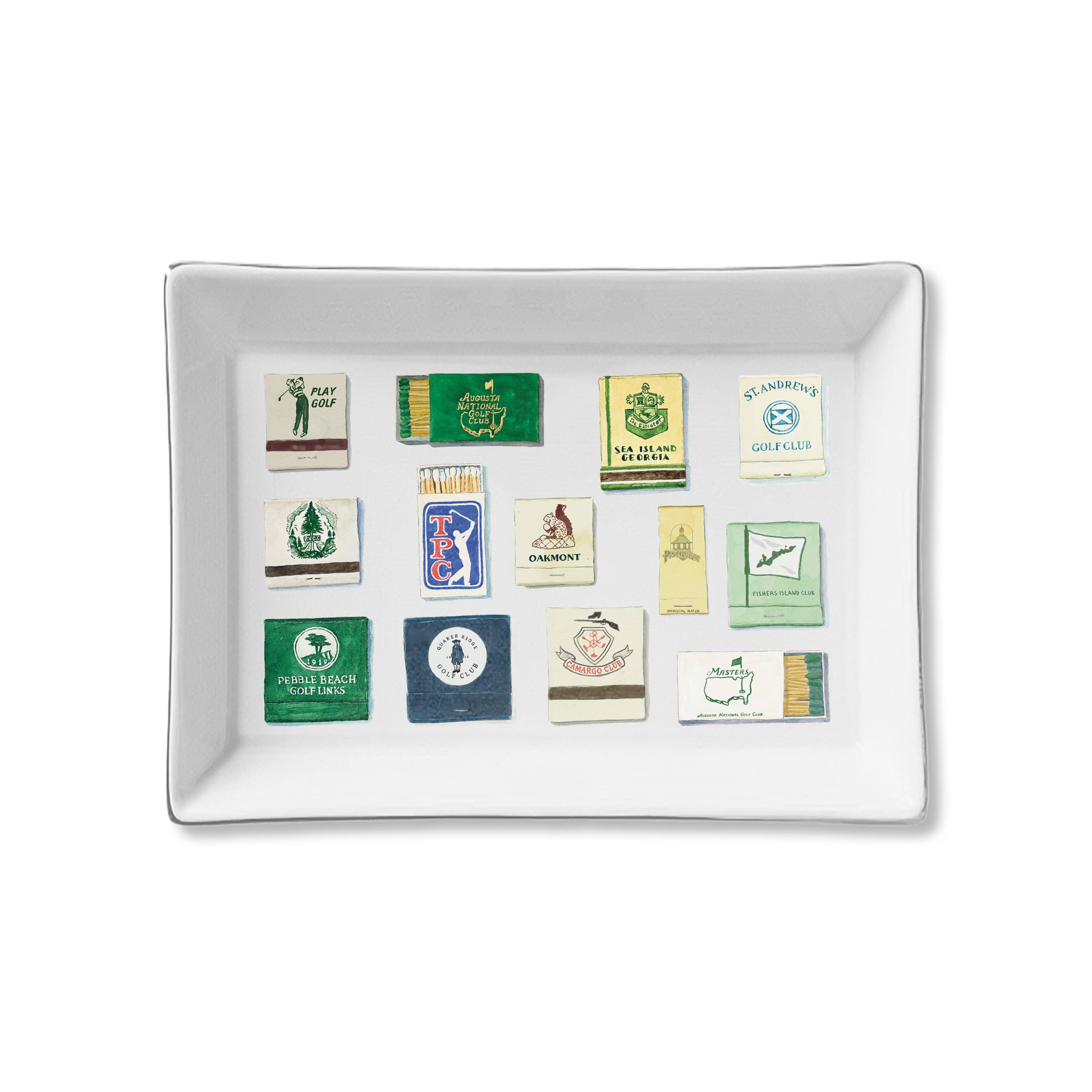 Ceramic Tray - Golf Matches – The Southern Welcome